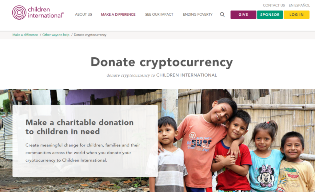 List of NGOs Accepting Bitcoin and Crypto Donations | Speed