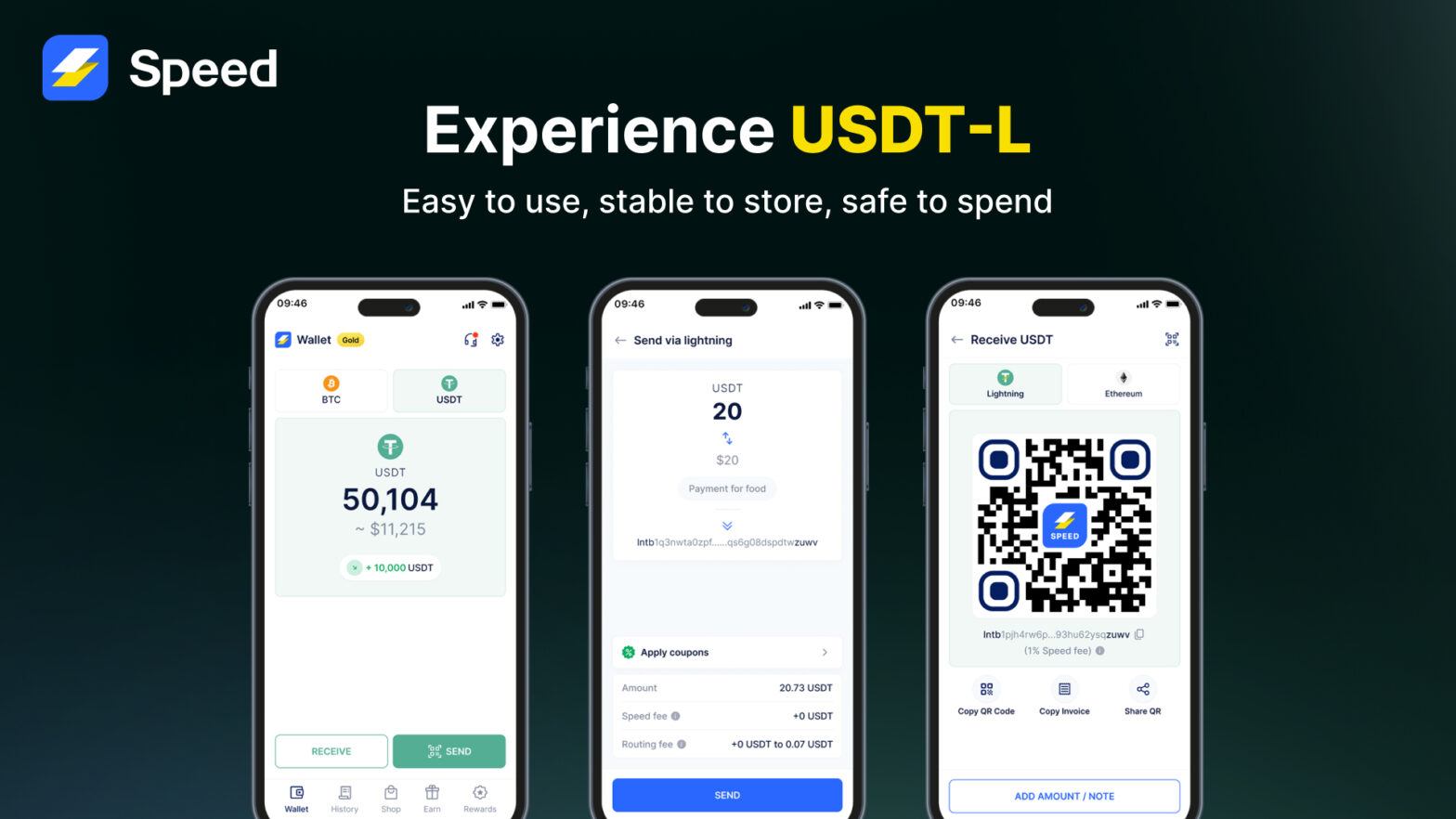 Speed Wallet Launches USDT on Lightning Network || Speed