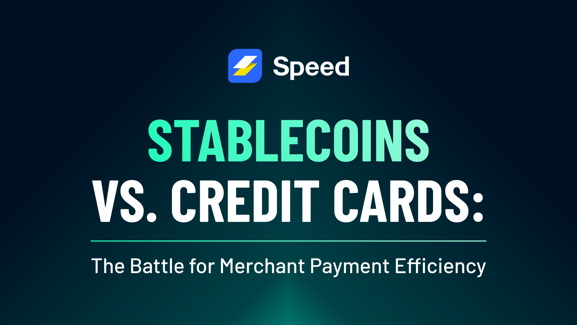 Stablecoins vs. Credit Cards || Speed